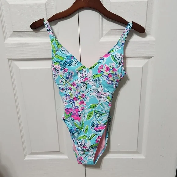 Lilly Pulitzer | Swim | Nwt Lilly Pulitzer Dalian Side Lattice One ...